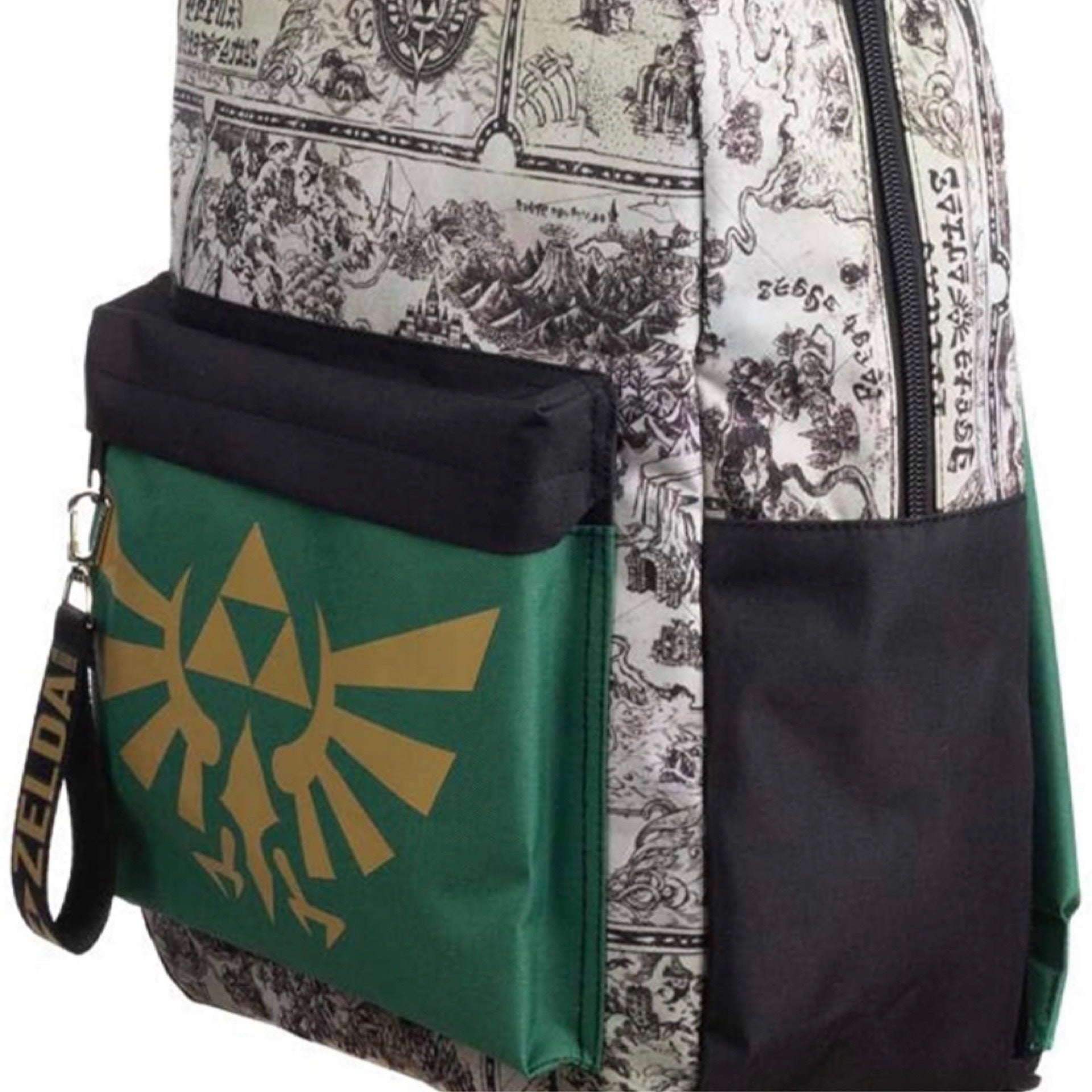 Zelda Triforce Map Backpack | Babs Gaming And Sports Cards Inc